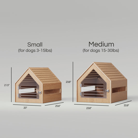 Modern Wooden Dog Crate | Scandinavian Design | Cliff Pets